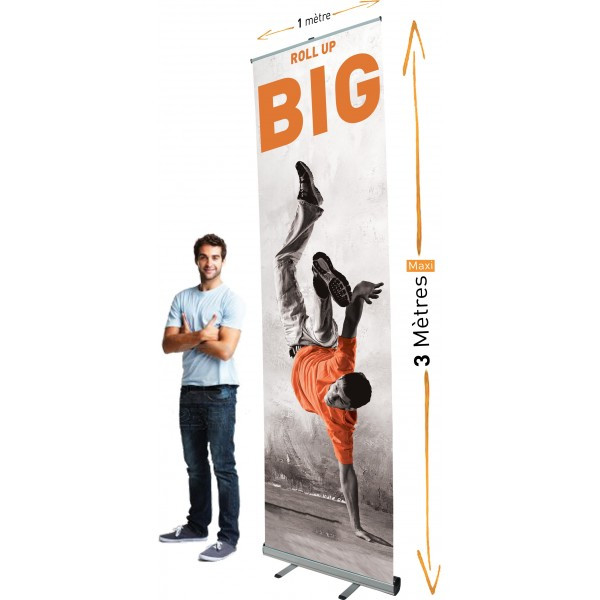 Roll Up Giant 85x300 cm | MobiExpo.fr